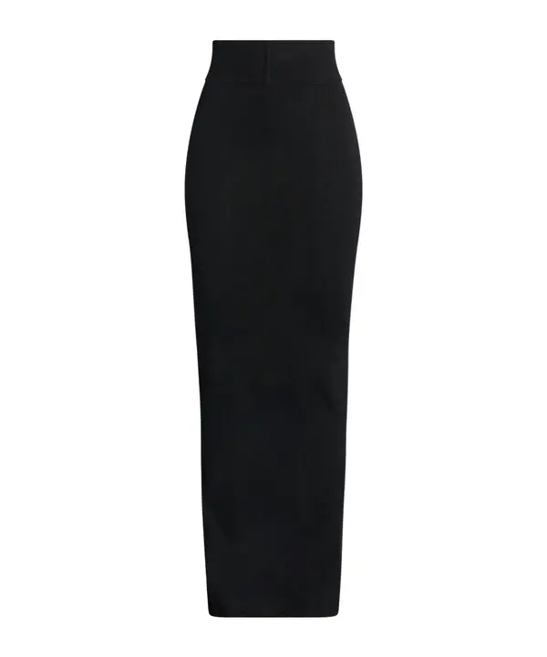 Rick Owens Solid Color Midi Skirt