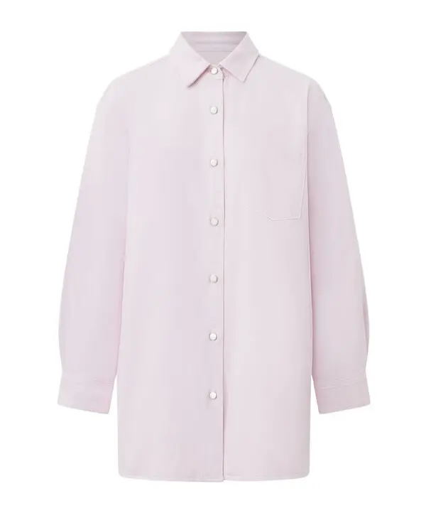 AGOLDE X Maria Mcmanus Trapeze-cut Denim Shirt