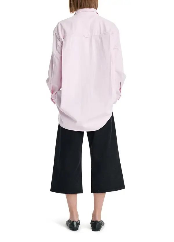 AGOLDE X Maria Mcmanus Trapeze-cut Denim Shirt