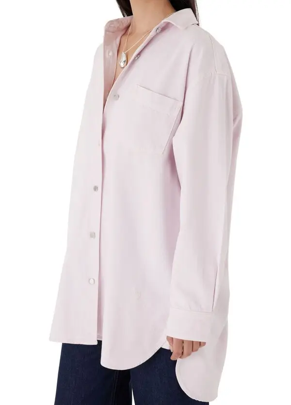 AGOLDE X Maria Mcmanus Trapeze-cut Denim Shirt