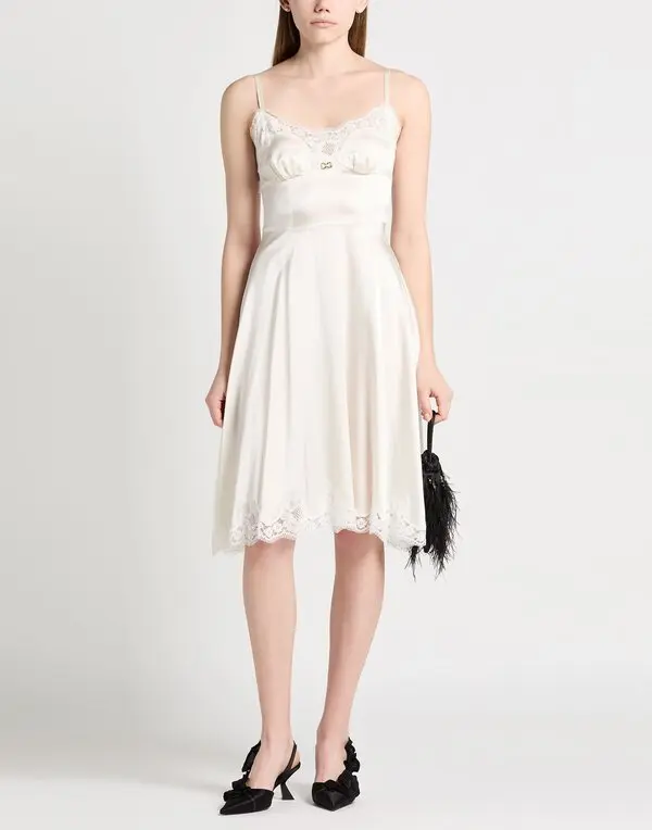 Dolce & Gabbana Satin Lace Slip Dress