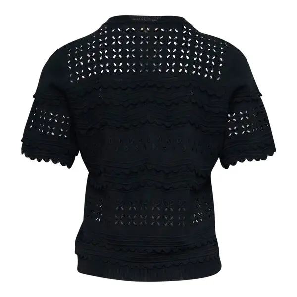 Ulla Johnson Abriana Eyelet Knit Cardigan