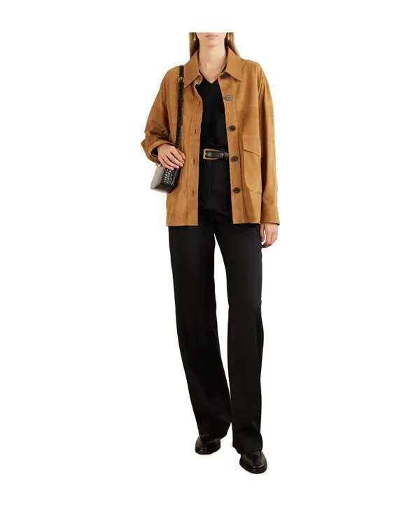 ARMA Kaylee Paneled Suede Jacket