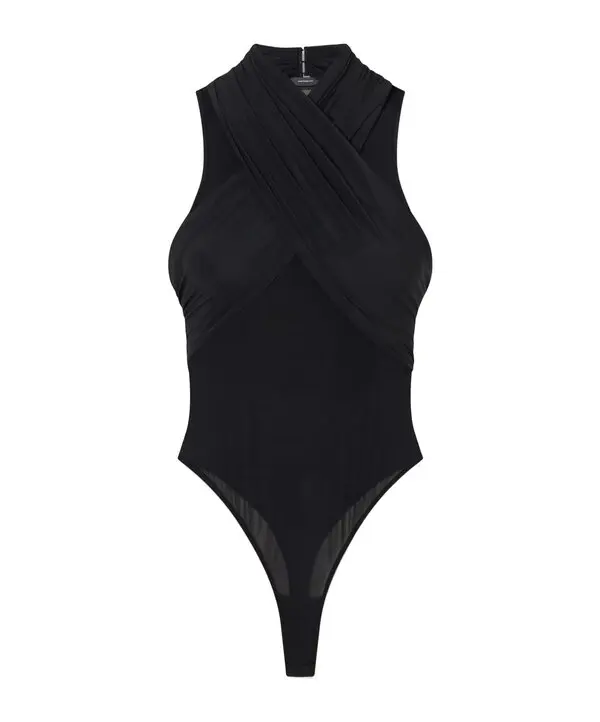Wardrobe.NYC Sleeveless Bodysuit - Black