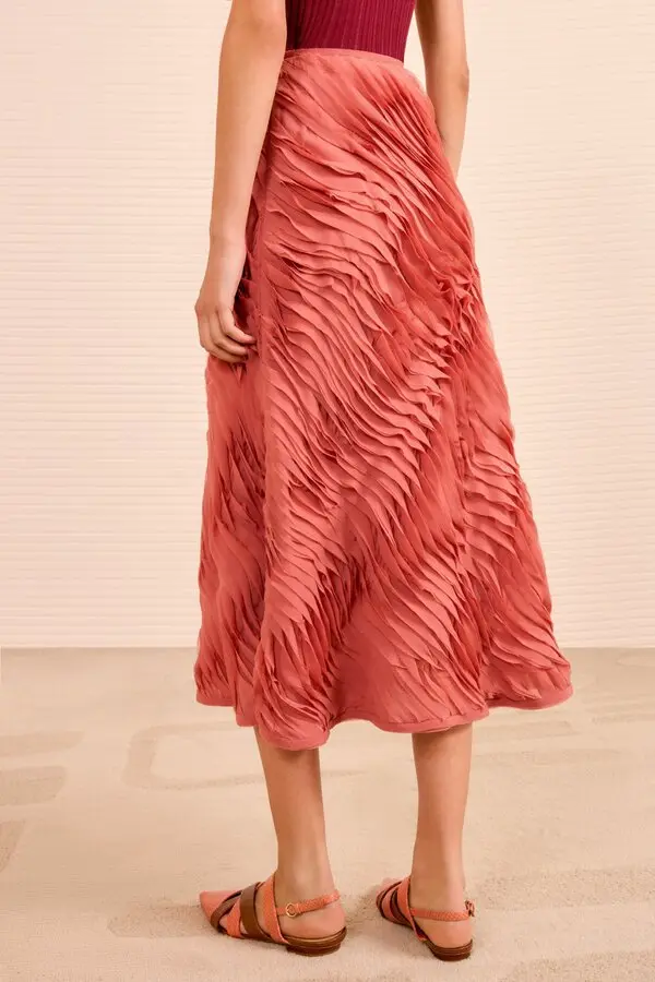 Ulla Johnson Patchwork Midi Skirt