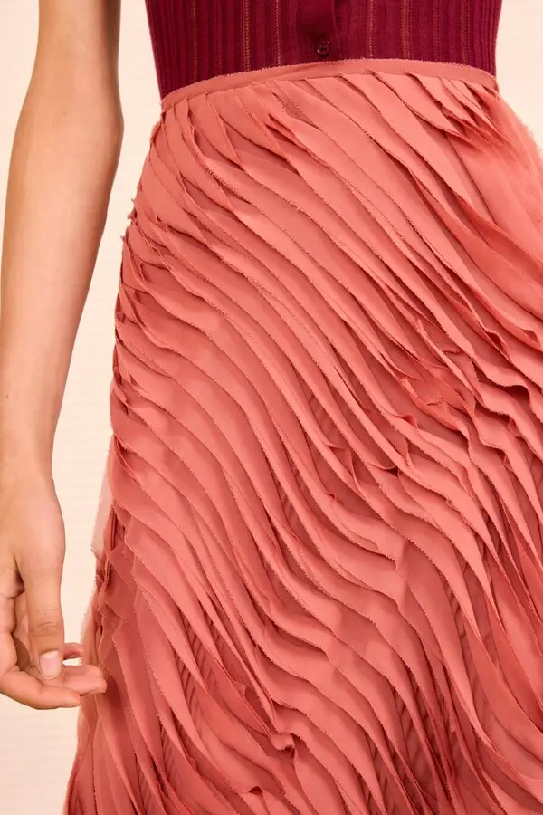 Ulla Johnson Patchwork Midi Skirt