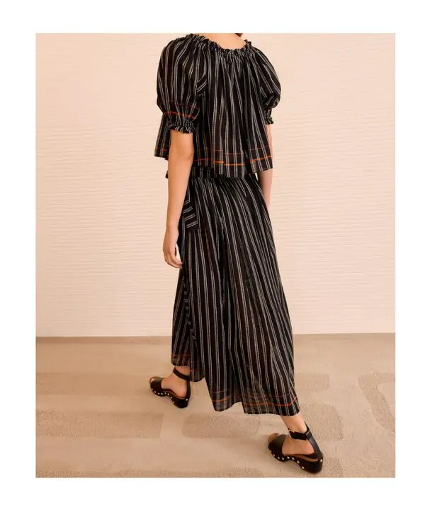Ulla Johnson Paros Striped Top Coverup