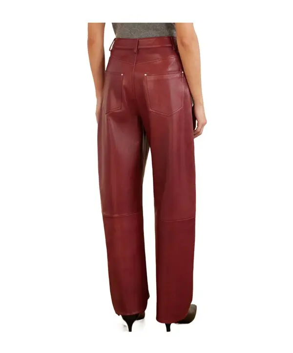 ARMA Leather Wide-leg Pants