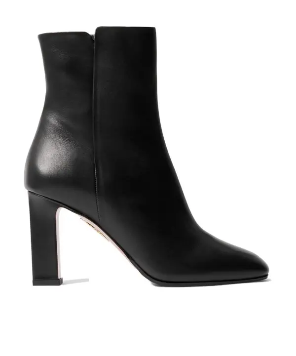 AQUAZZURA Sellier 85 Leather Ankle Boots