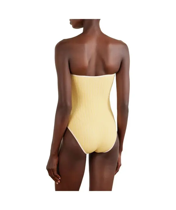 ERES Golden Cut-out Jacquard Swimsuit