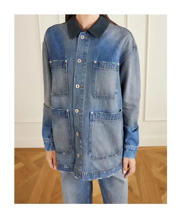 SLVRLAKE Long-sleeved Denim Jacket