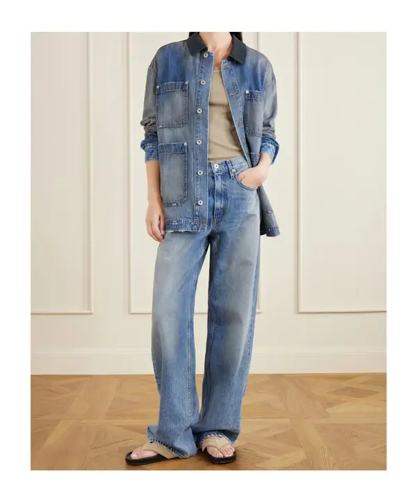 SLVRLAKE Long-sleeved Denim Jacket