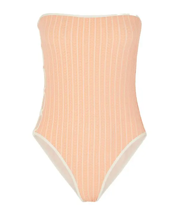 ERES Golden Cut-out Jacquard Swimsuit