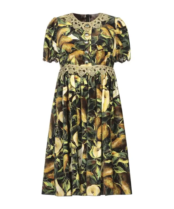 Dolce & Gabbana Velvet Ruched Dress