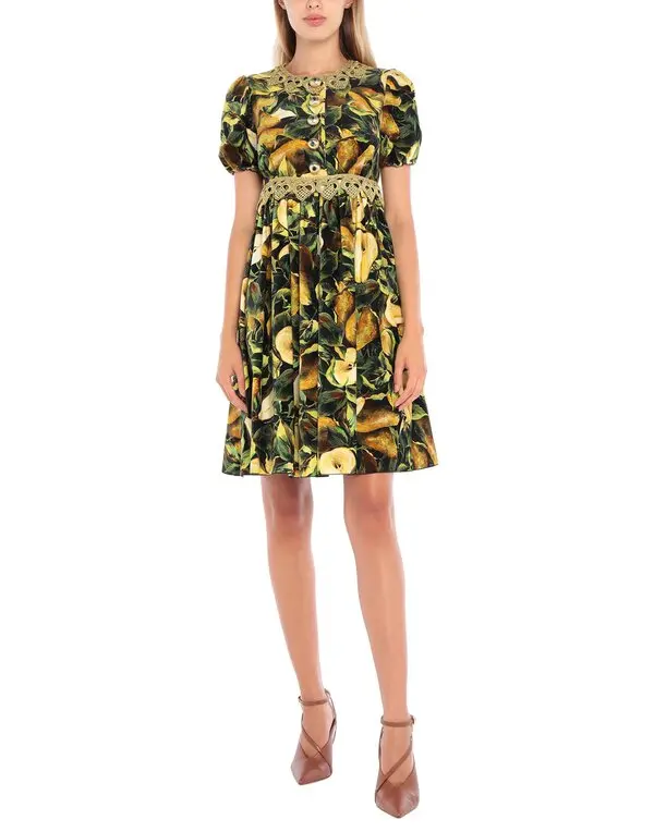 Dolce & Gabbana Velvet Ruched Dress