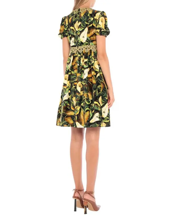 Dolce & Gabbana Velvet Ruched Dress