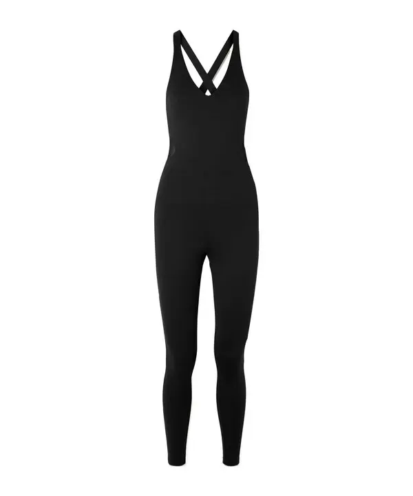 ERES Graham Tulle-trimmed Stretch-jersey Jumpsuit - Black