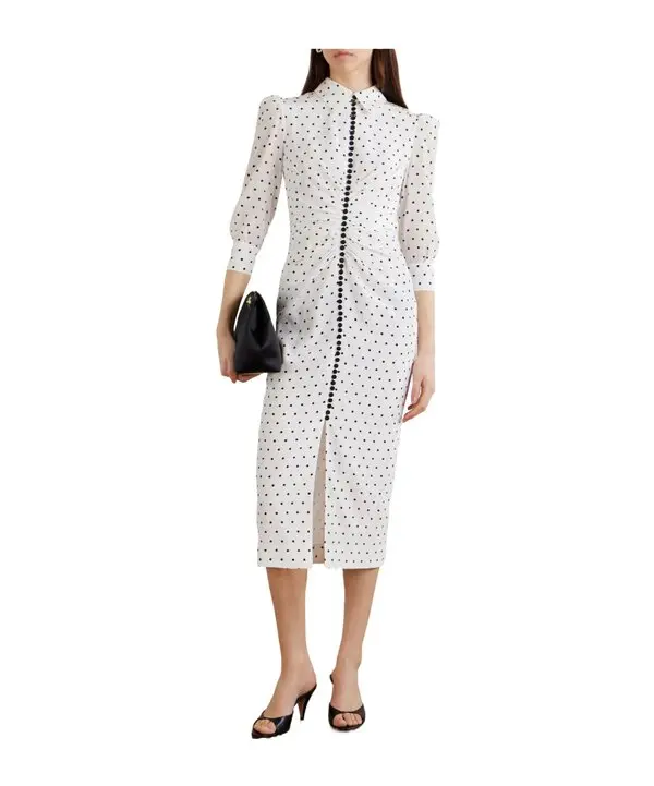 Carolina Herrera Polka-dot Dress