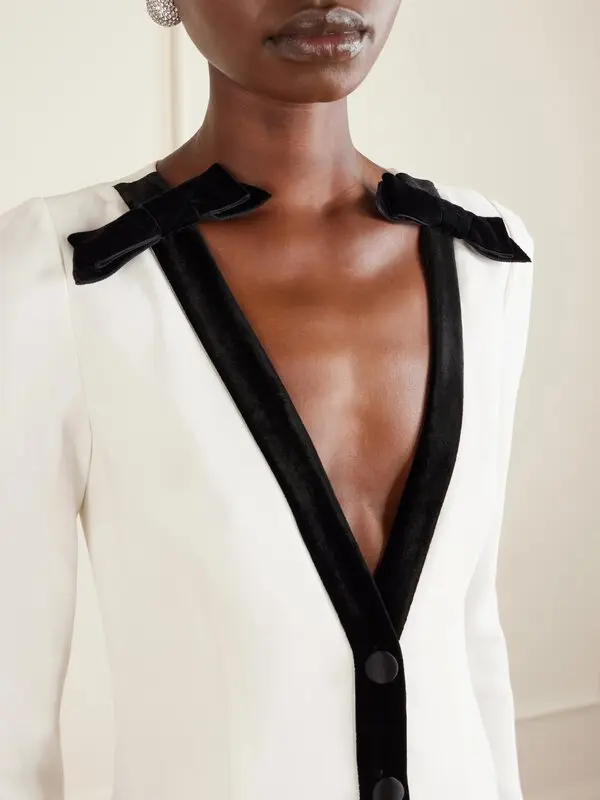 Alessandra Rich Bow-decorated Dress
