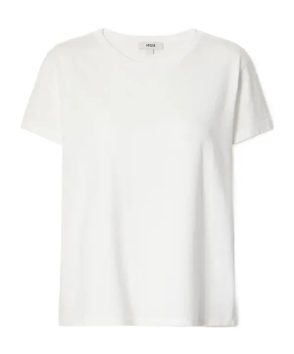 AGOLDE Crewneck Short Sleeve Cotton T-shirt