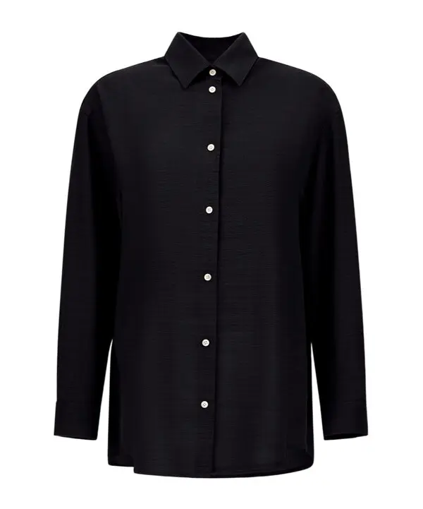 Herno Textured Shirt - Black