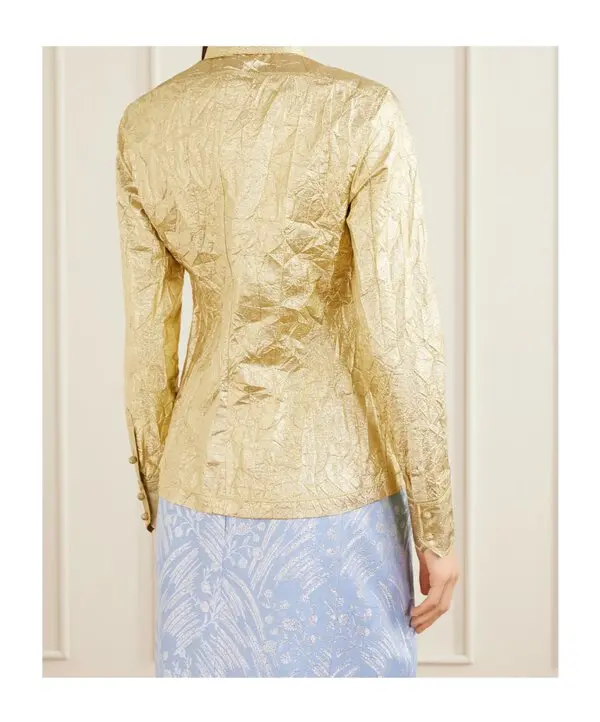 Tory Burch Crushed Silk Shirt