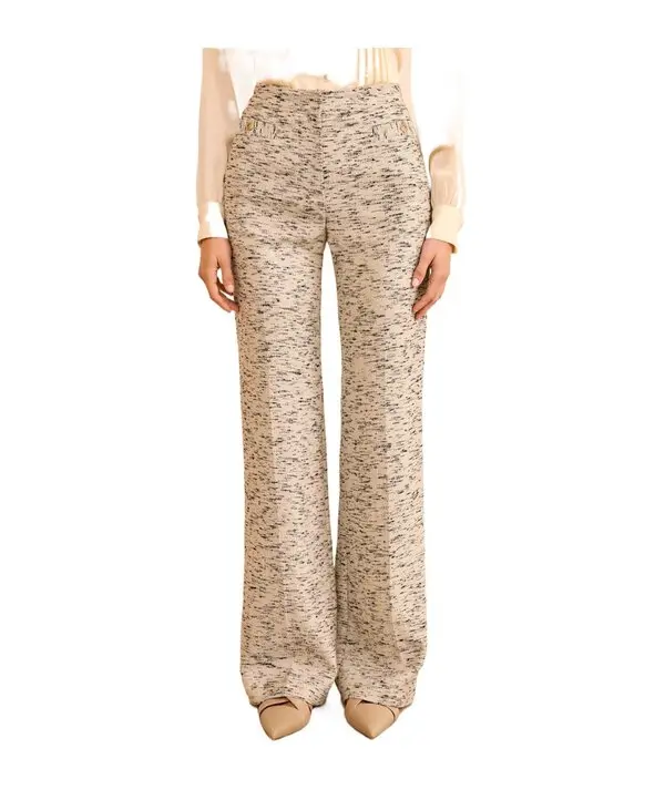 Ulla Johnson Tailored Flared Trousers - Nude