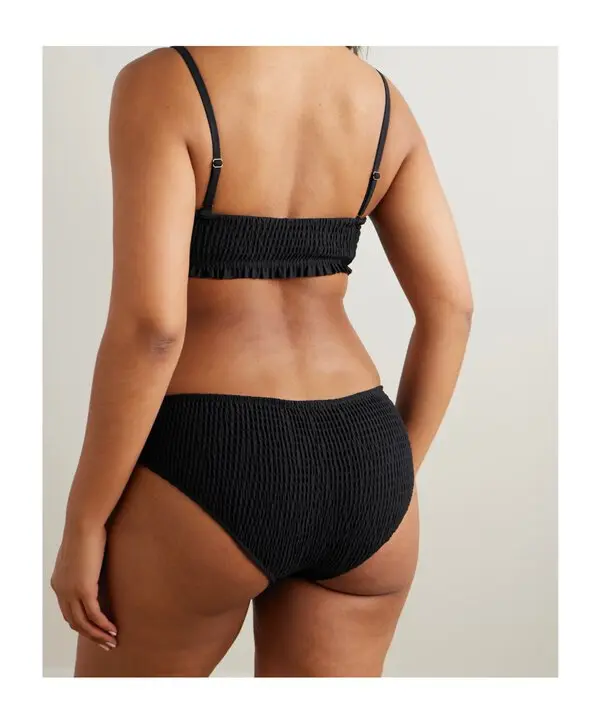 Ulla Johnson Marseille Pleated Bikini Briefs