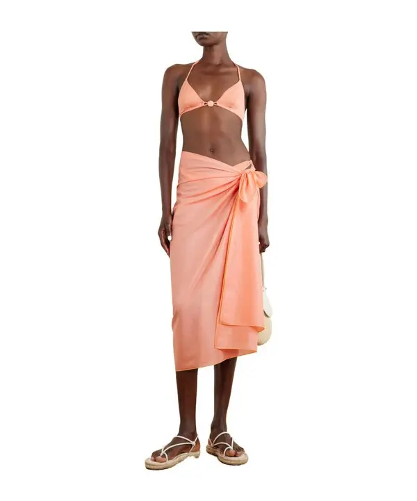 ERES Lightweight Cotton Wrap Skirt