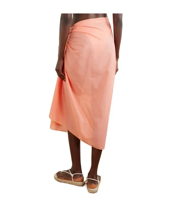 ERES Lightweight Cotton Wrap Skirt