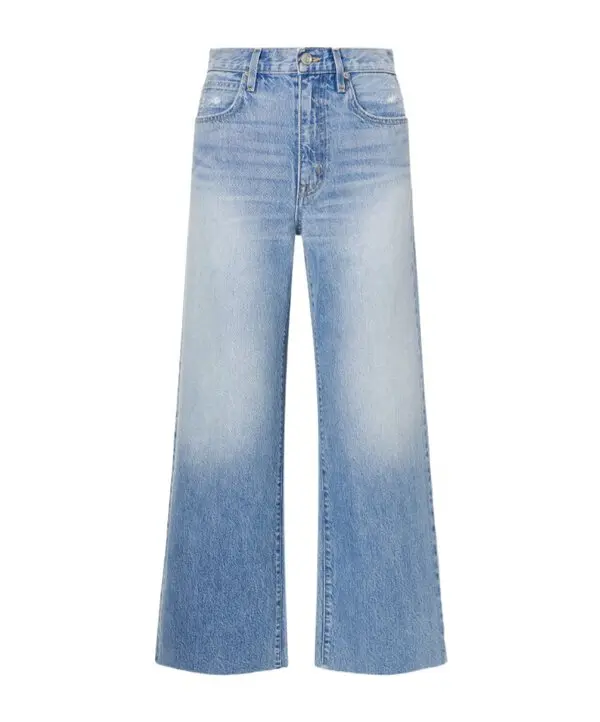 SLVRLAKE High Rise Wide Leg Jeans - Blue