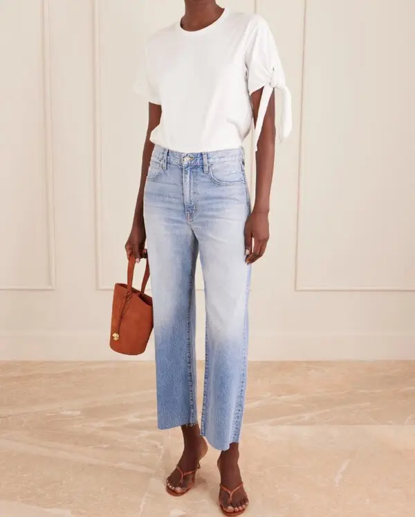 SLVRLAKE High Rise Wide Leg Jeans