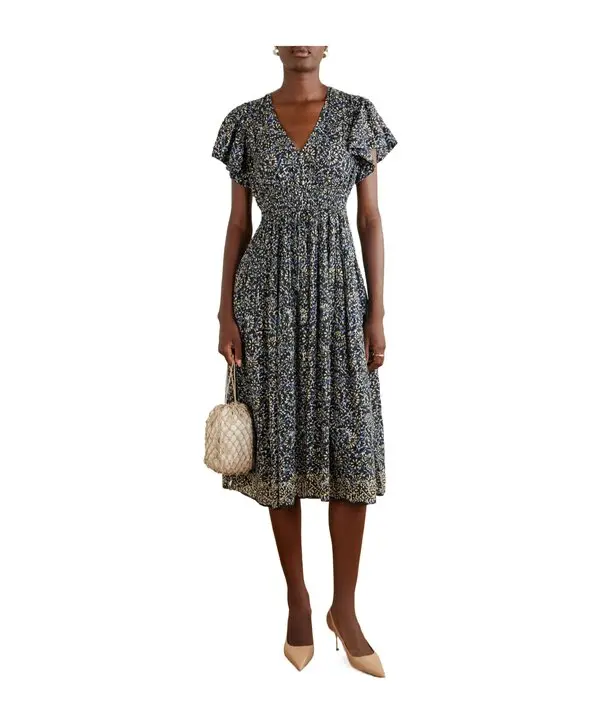 Ulla Johnson Printed Cotton-blend Midi Dress