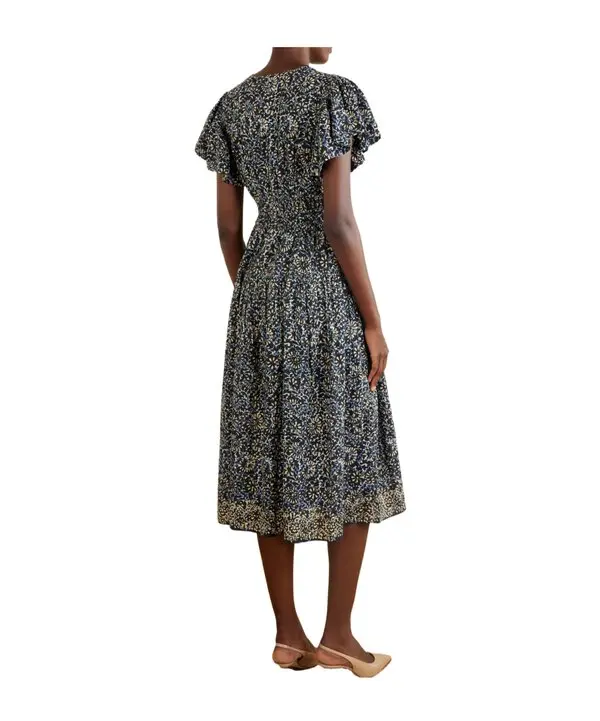 Ulla Johnson Printed Cotton-blend Midi Dress