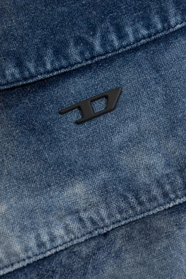 DIESEL® De-sindi-fsj Cropped Denim Shirt