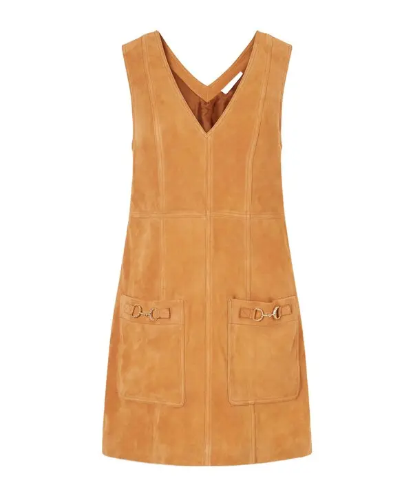 Ulla Johnson Suede Mini Dress - No