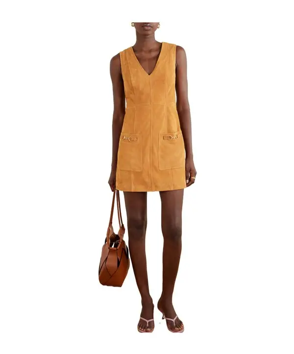 Ulla Johnson Suede Mini Dress