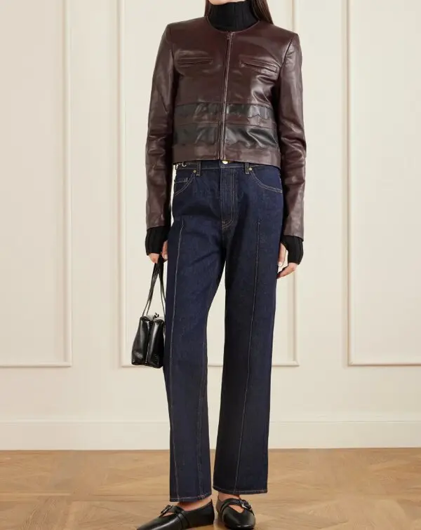 Ulla Johnson Patchwork Leather Jacket
