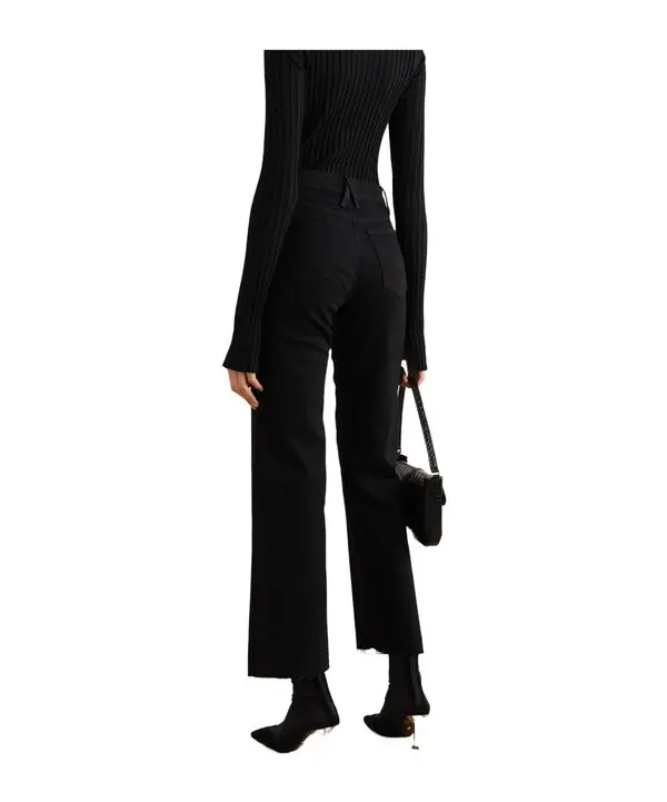 SLVRLAKE High-rise Wide-leg Organic Jeans