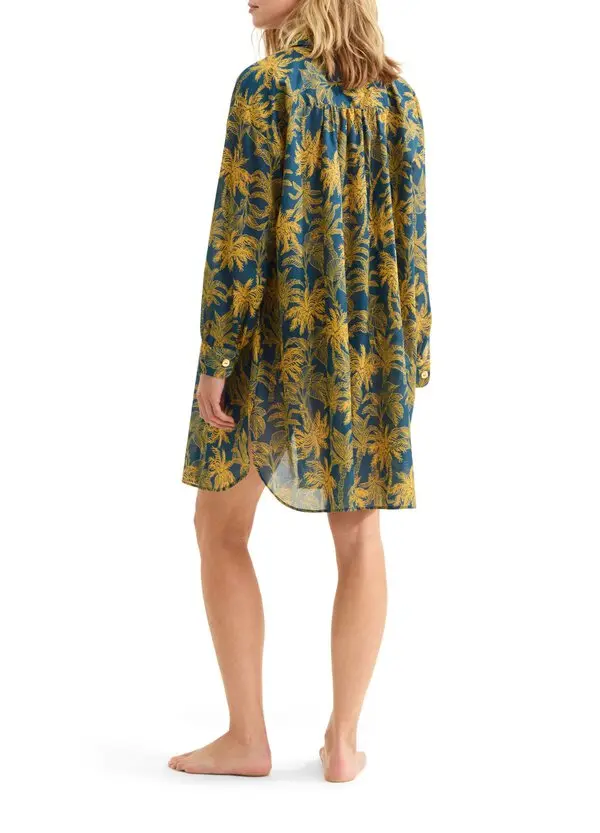 ERES Tropicalprint Longsleeve Mini Dress