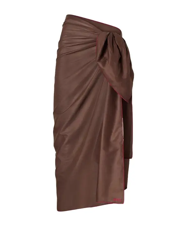 ERES Cabine Cotton-voile Pareo - Brown