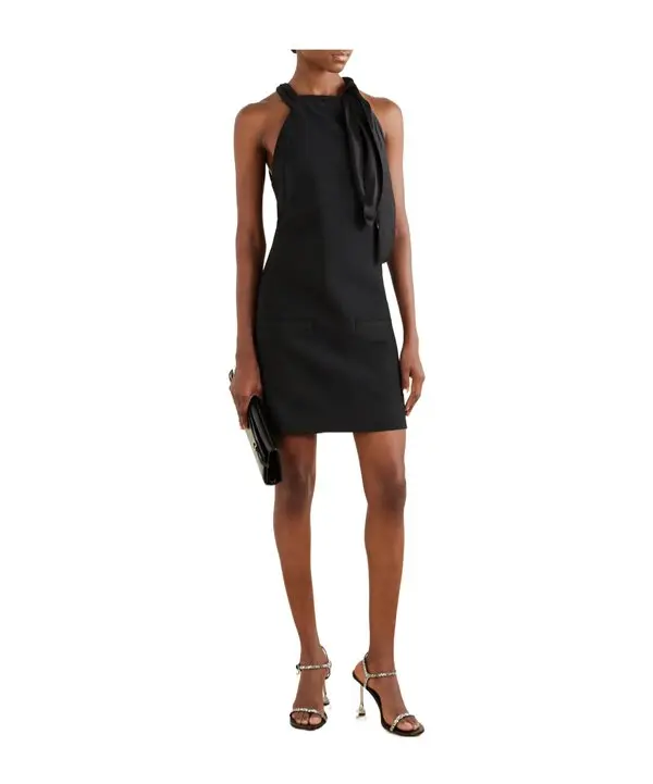 COURREGES Logo-detail A-line Mini Dress