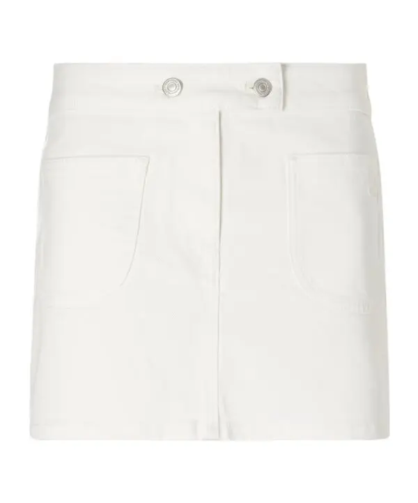 COURREGES Denim Mini Skirt