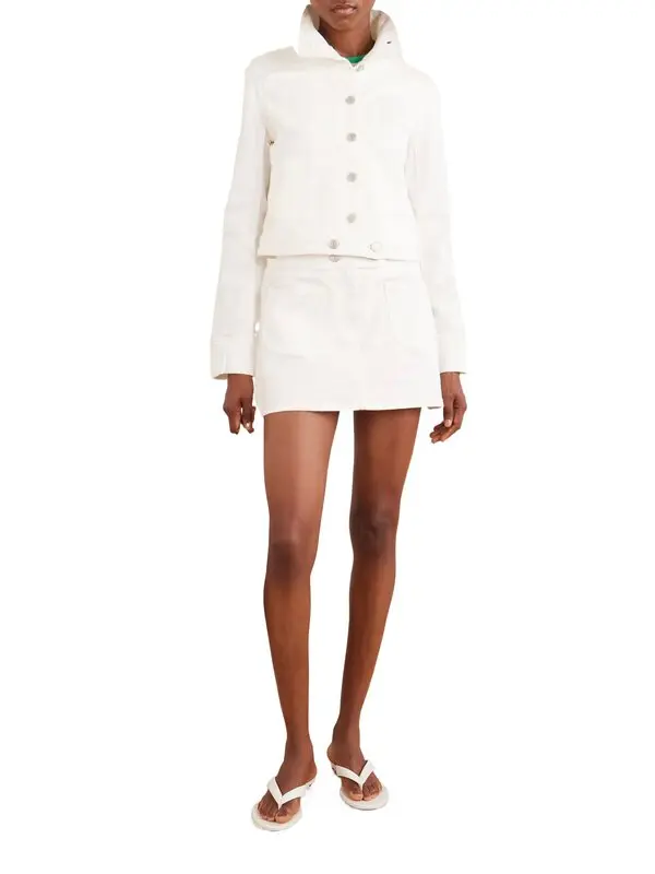 COURREGES Denim Mini Skirt
