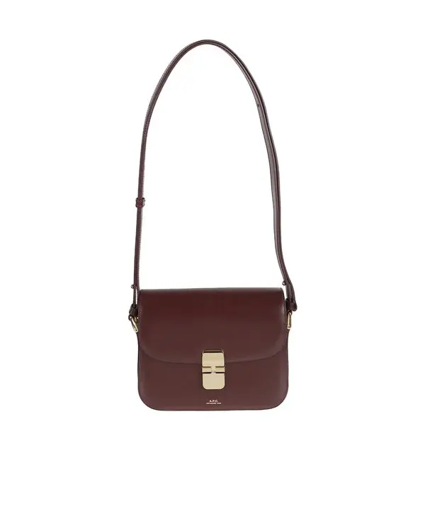 A.p.c. Small Grace Shoulder Bag - Brown