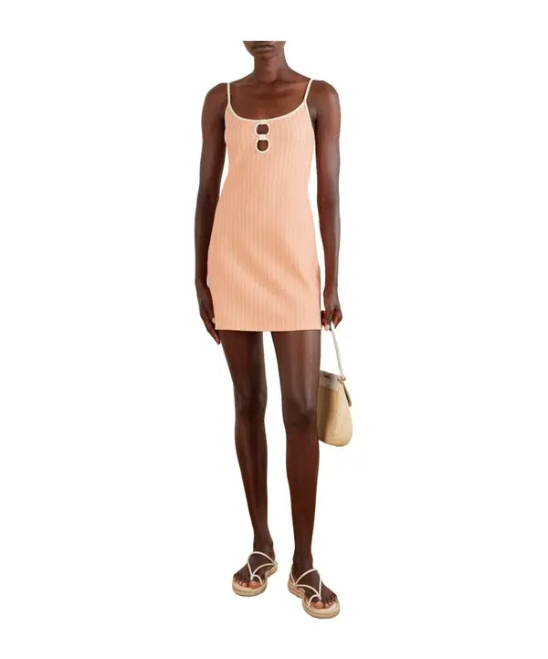 ERES Vitality Cut-out Jacquard Coverup