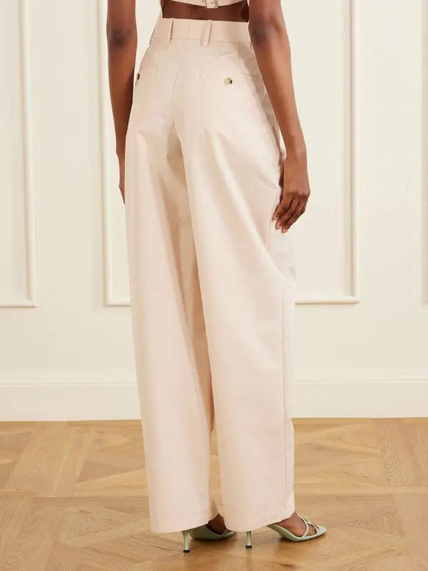 Wardrobe.NYC Pleated Wide-leg Trousers