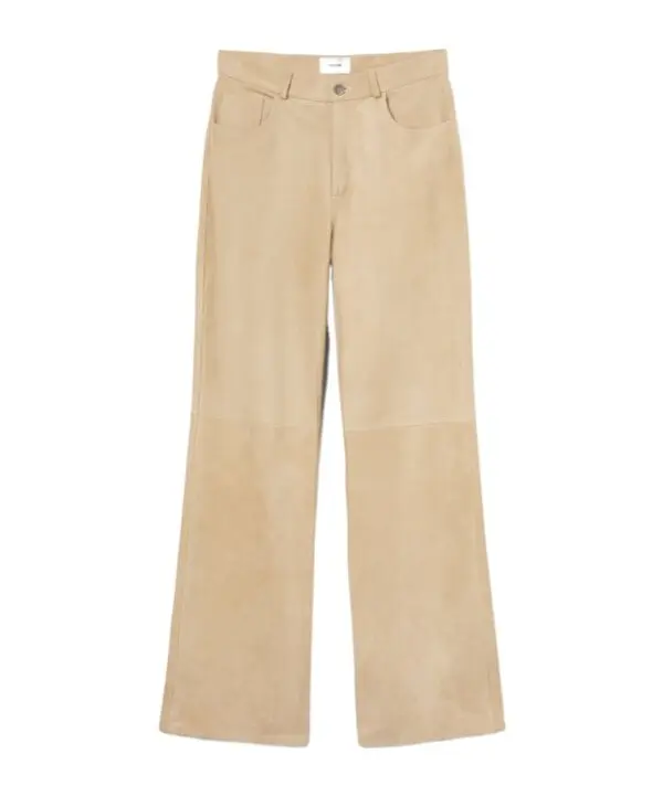 HAIKURE Suede Flare Trousers