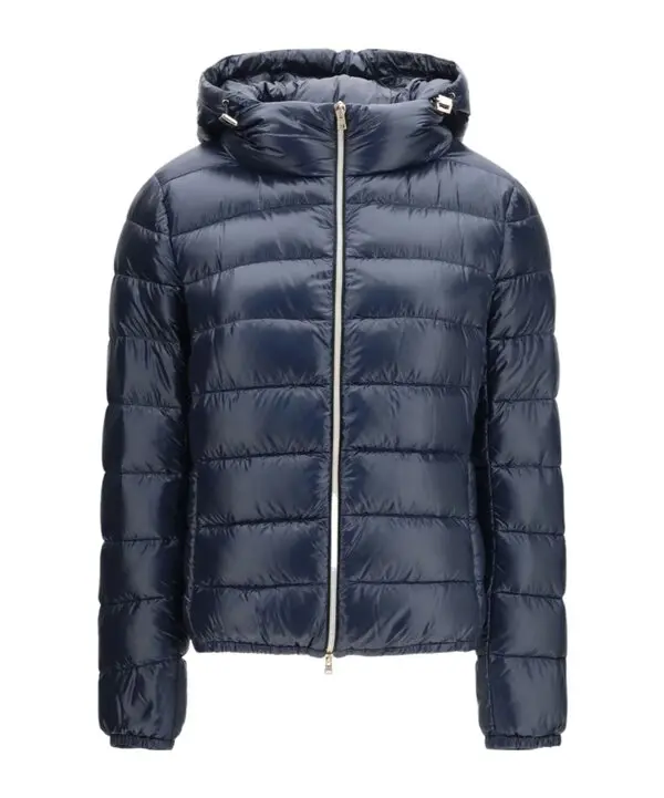 Herno Giada Hooded Quilted Down Jacket - Blue