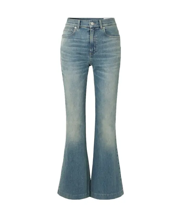 Alexander McQueen High-rise Boot-cut Jeans - Blue